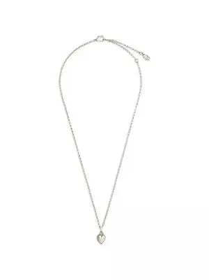 Dolce & Gabbana Heart Pendant Necklace - Silver