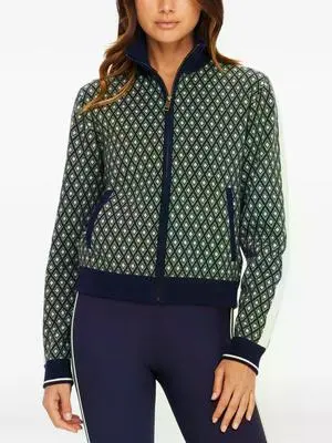 The Upside Viva Margot Geometric-pattern Cardigan