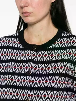 FRAME Fair Isle Pattern Cardigan