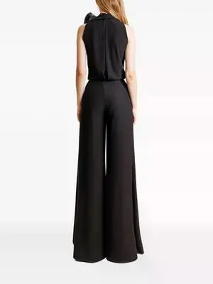 GEMY MAALOUF Floral-appliqué Draped Top