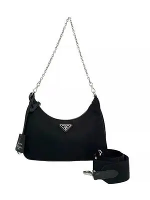 Prada 2019-2026 Tessuto Re Edition 2005 Satchel - Black