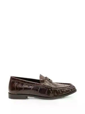 Jeffrey Campbell Stallone Crocodile-effect Loafers