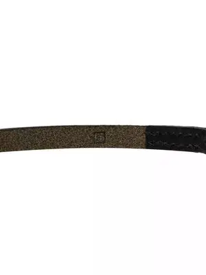 Hermès 1997-2014 Palladium Plated Swift Triple Wrap Hapi I Bracelet Costume Bracelet