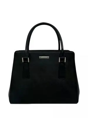 Burberry 1990-2010 Leather Handbag - Black