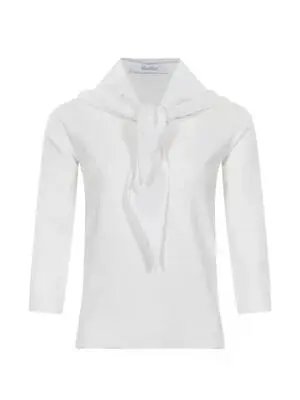 MAX MARA MAX MARA Scarf-Detail Three-Quarter Sleeve Sweater