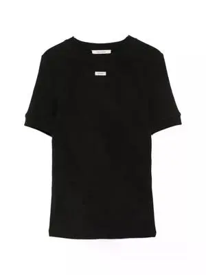 ENTIRE STUDIOS Logo-patch T-shirt - Black