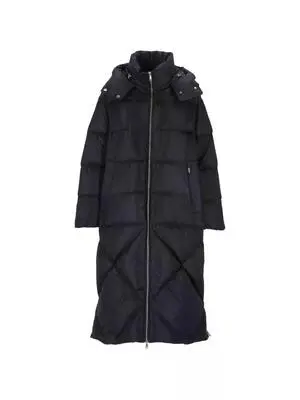 Add Quilted Hooded Coat