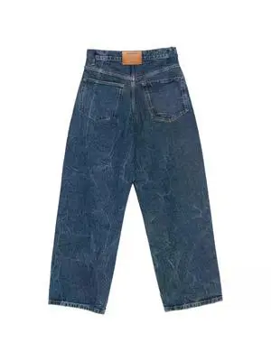 Alexander Wang Crystal-embellished Wide-leg Jeans