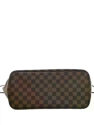 LOUIS VUITTON 2021-2026 Damier Ebene Braided Neverfull Mm Satchel