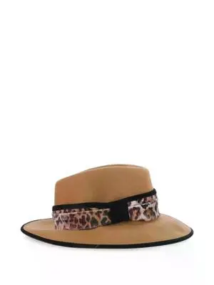ALEXIA ALVAREZ DE TOLEDO Leopard-print Wool Hat