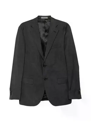 Corneliani Check-pattern Single-breasted Suit - Grey