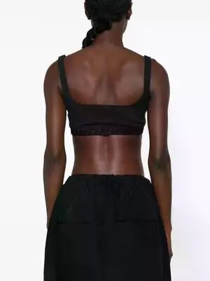 ENTIRE STUDIOS Cropped Ribbed Knit Top