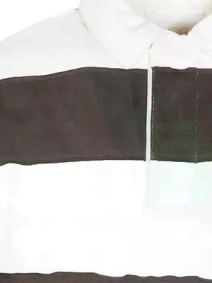 WOC Striped Long-sleeve Polo Shirt