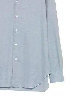BARBA NAPOLI Spread-collar Button-up Shirt