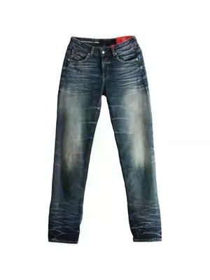 DIESEL® Faded Whiskered Jeans