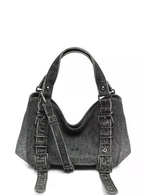 DIESEL® D-one-small Top-handle Bag In Crystal Solarised Denim - Grey