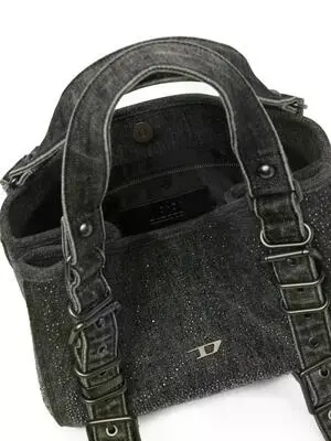DIESEL® D-one-small Top-handle Bag In Crystal Solarised Denim
