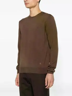 Corneliani Crew-neck Long-sleeve Sweater