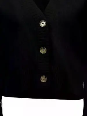 ALLUDE V-neck Button-up Cardigan