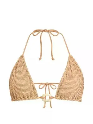 BOUND Ingrid Ring-detail Bikini Top - Neutrals