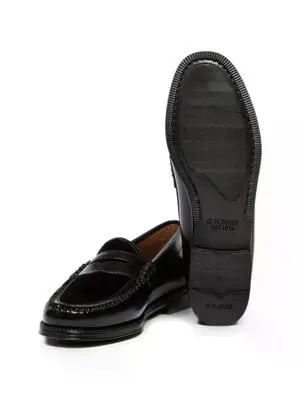 G.H.BASS Penny Strap Slip-on Loafers - Black
