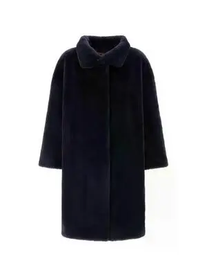Herno Faux Fur High Collar Coat
