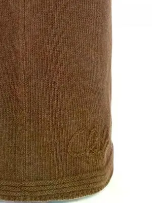 Chloé Logo-embroidered Wool Neck Warmer