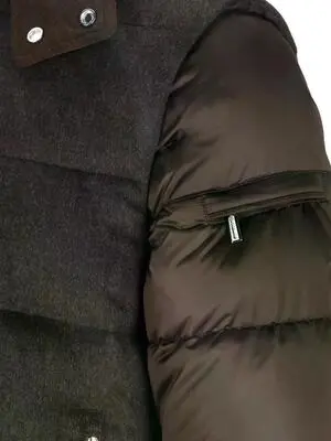 MOORER Hooded Quilted Jacket