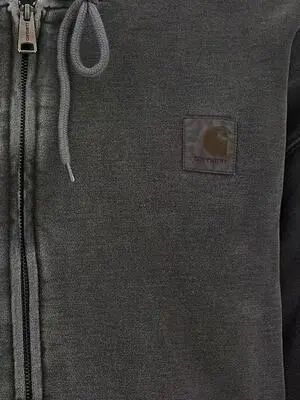 Carhartt Work In Progress Logo-patch Zip-up Hoodie