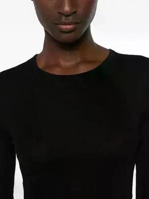 Samsøe Samsøe Long-sleeve Jersey Top - Red