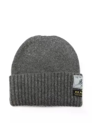 B.B. WALACE Peyton Ribbed-knit Beanie Hat