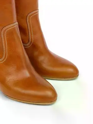 MAISON MARGIELA Plexi Contrast-stitch Wedge Boots