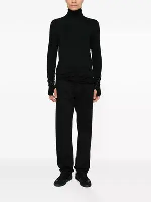 THOM KROM Contrast-stitch Thumb-slot Sweater