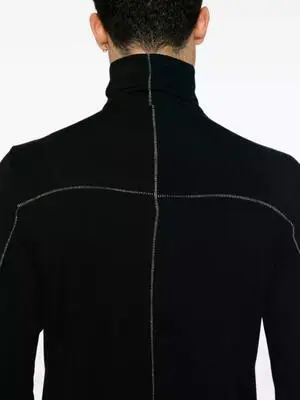 THOM KROM Contrast-stitch Thumb-slot Sweater