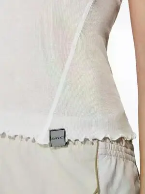 SRVC STUDIO Cut-out Halter-strap Top