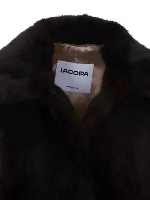 IACOPA Faux-fur Ribbed-trim Jacket
