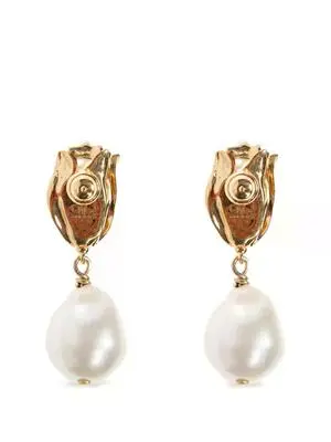 Chloé Tulip Pearl Drop Earrings