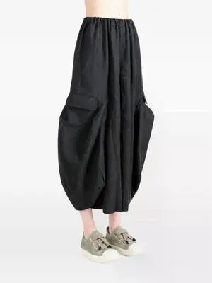 Comme Des Garçons Cropped Cargo Trousers - Grey