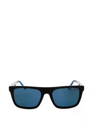 Hugo Rectangle-frame Sunglasses - Black