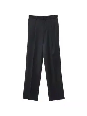 LARDINI Migio Tailored Wool Trousers - Blue