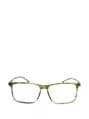 BOSS Rectangle Full Rim Eyeglasses - Grey
