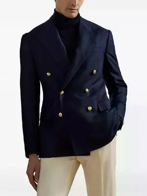 Ralph Lauren Purple Label Kent Double-breasted Cashmere Blazer
