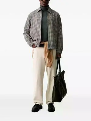 Marc O'polo Check-print Zip-up Jacket