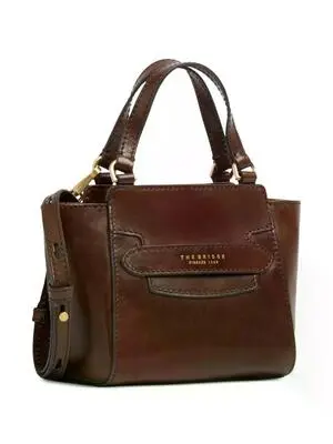 THE BRIDGE Leather Tote Bag - Brown