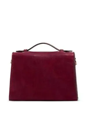 THE BRIDGE Leather Tote Bag - Red