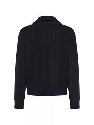 Studio Nicholson Ribbed-knit Button-up Cardigan