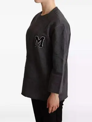 Dolce & Gabbana Embroidered Raw-hem Sweater
