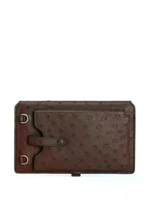 Dolce & Gabbana Ostrich-leather Crossbody Minibag - Brown