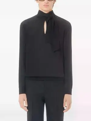 Valentino Garavani Lblc The Label Elton Shirring Top