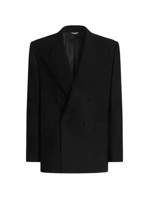 Dolce & Gabbana Sinatra Double-breasted Jacket In Wool Jacquard